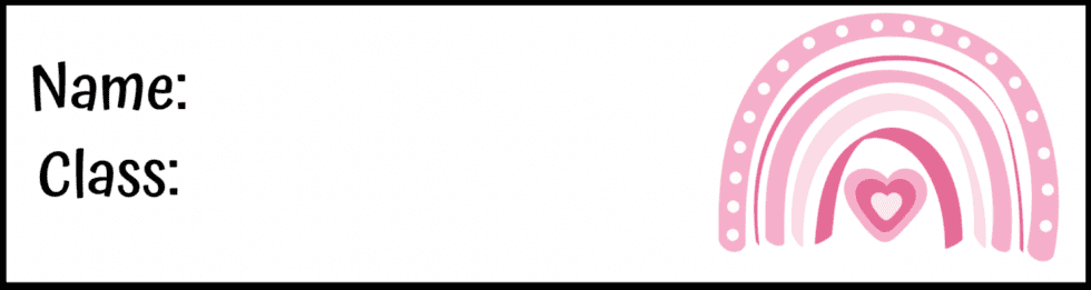 Name and Order Tags | Stickybeaks