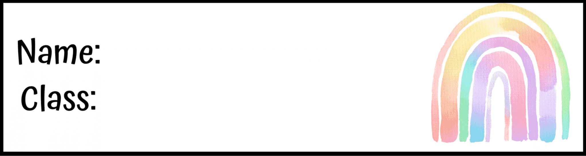 Name and Order Tags | Stickybeaks