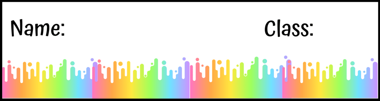 Name and Order Tags | Stickybeaks